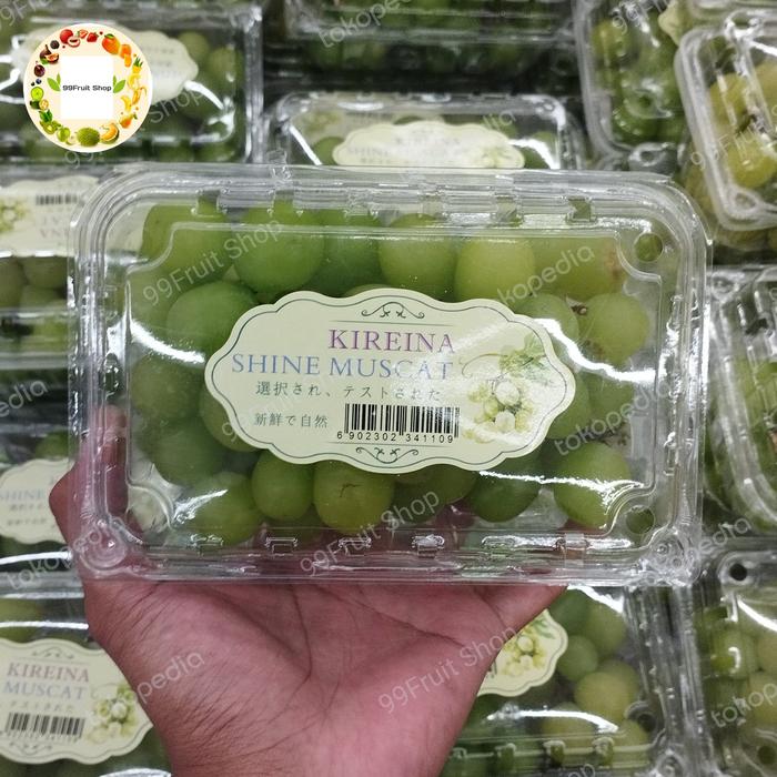 Jual BUAH ANGGUR SHINE MUSCAT GREEN| 500 GRAM - Jakarta Barat - 99Fruit ...