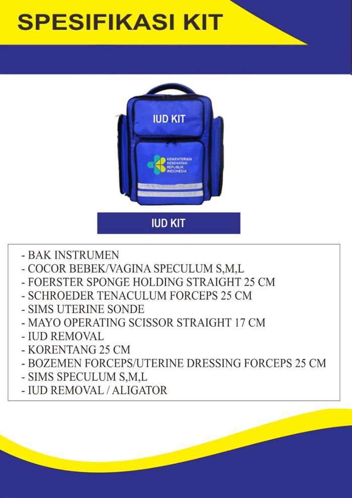 Jual IUD Kit / Peralatan KB / Intra Uterine Device Set - Jakarta Barat ...