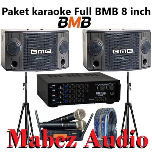 Jual Paket Sound System Karaoke Full BMB Speaker 8 Inch + Ampli BMB bt ...