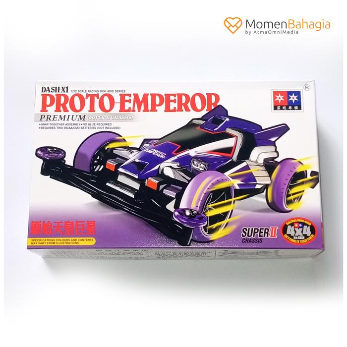 Promo Tamiya Mini 4WD Merek Daxing -Dash X1 Proto Emperor Premium ...