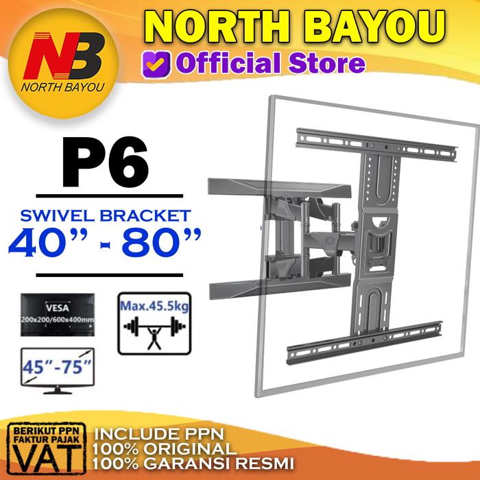 Promo Breket Bracket Brecket TV LCD LED NB P6 North Bayou BREKET LCD ...