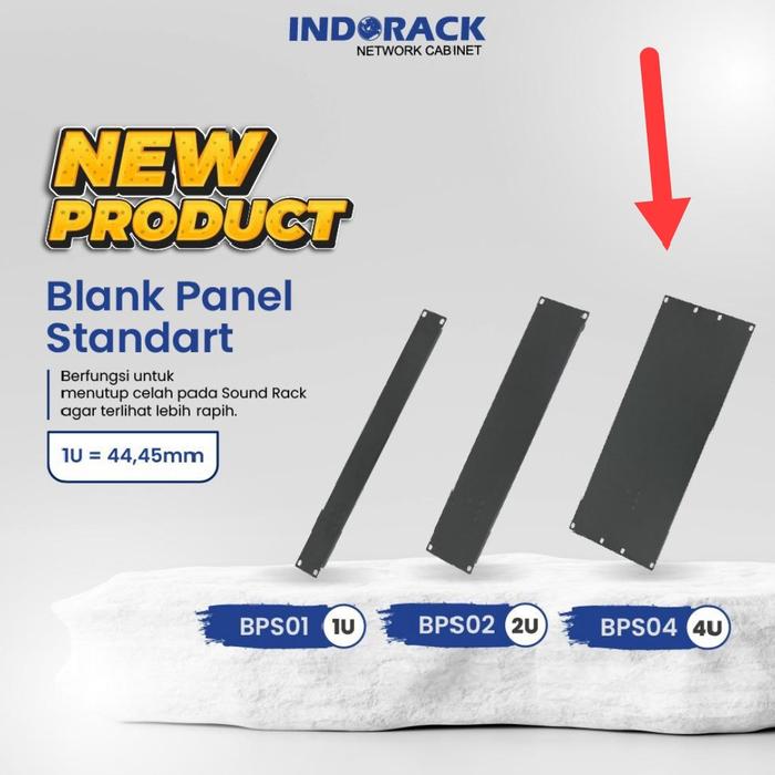 Jual Blank Panel Standar Indorack 4U model BAUT BP04 - Jakarta Timur - Oktha Store | Tokopedia