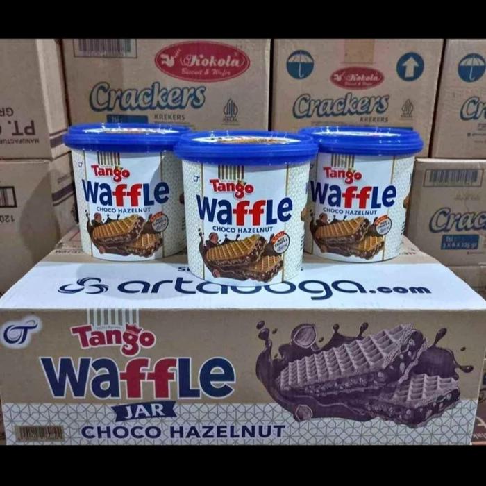 Jual TANGO WAFFLE CHOCO HAZELNUT JAR KARTON ISI 6 KALENG 180gr - Kota ...