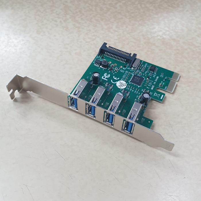 Jual Netline Pci Express Pcie Usb 3.0 4 Port Free Low Profile Bracket Di Seller Velvet Store ...