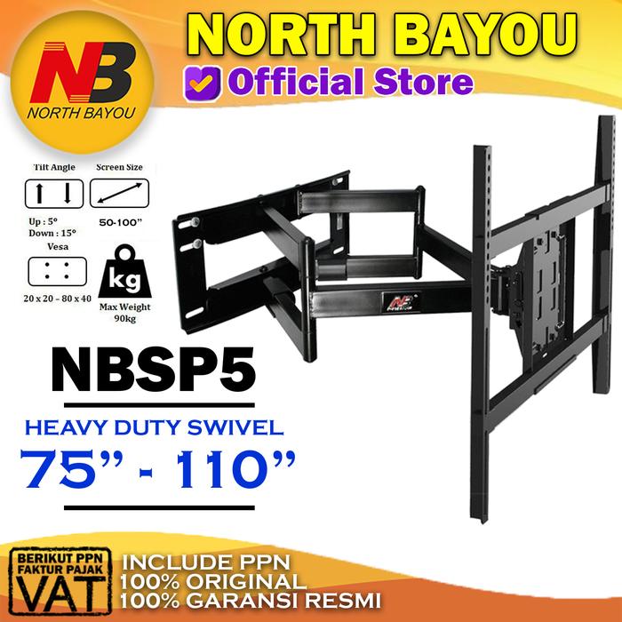 Promo NBSP5 100 INCH NB SP5 breket 100" tv lcd led BRACKET SWIVEL 50 ...