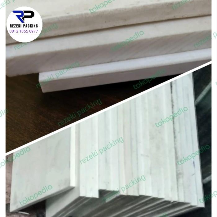 Jual ptfe sheet teflon lembaran 8mm x 1m x 1m - Jakarta Barat - rezeki packing | Tokopedia