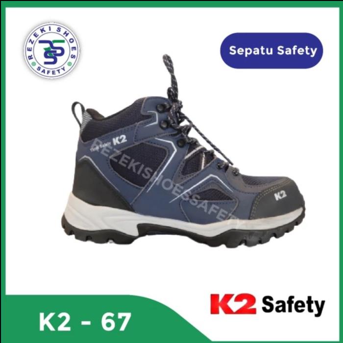 Jual SAFETY SHOES K2 ORIGINAL ( Casual Dark Blue ) - K2-67 - Jakarta Utara - Rezeki Shoes Safety ...