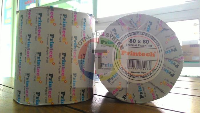 Jual Kertas Thermal Printech Uk 80x80 - Thermal Paper - Kertas Struk - Kota Denpasar - TOTAL POS ...