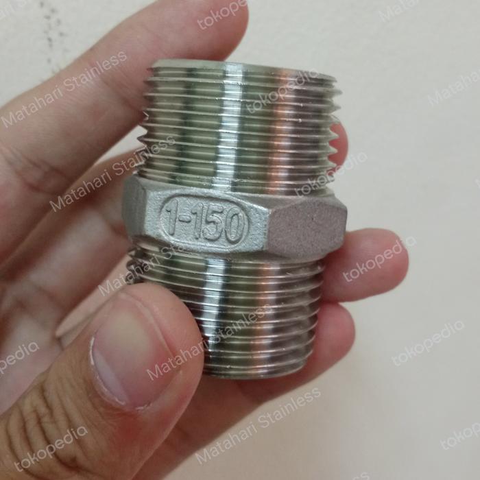Jual Double Nepel Stainless 304 1 " inchi DN 25 SDL - Jakarta Barat ...