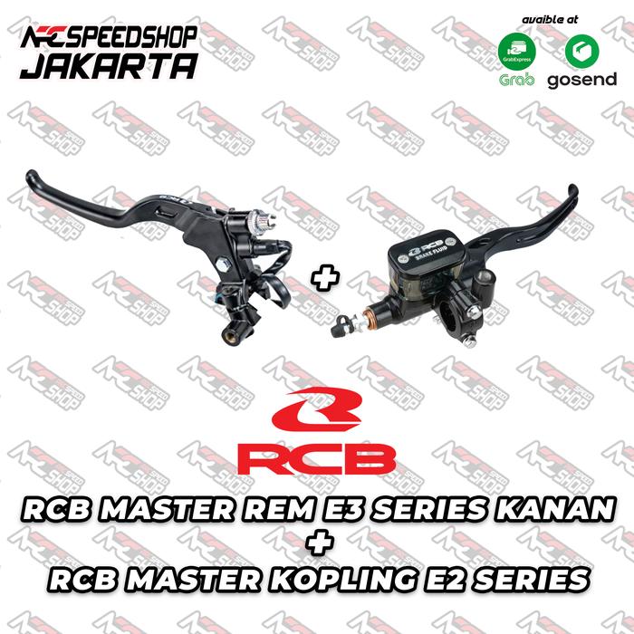 Jual Master Rem RCB E3 + Master Kopling E2 Racing Boy Black - Jakarta ...