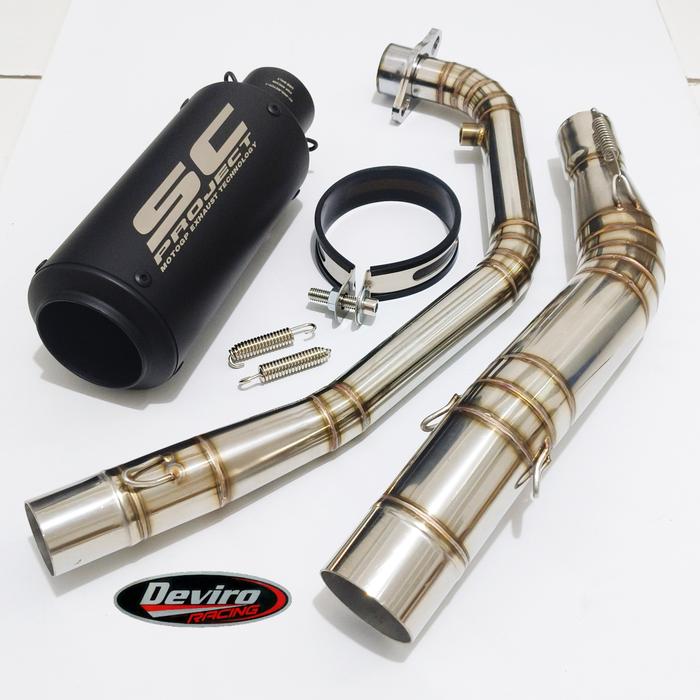 Jual Knalpot SC-Project CR-T Black Import FS CBR 150R R15 V3 V4 CB150X ...