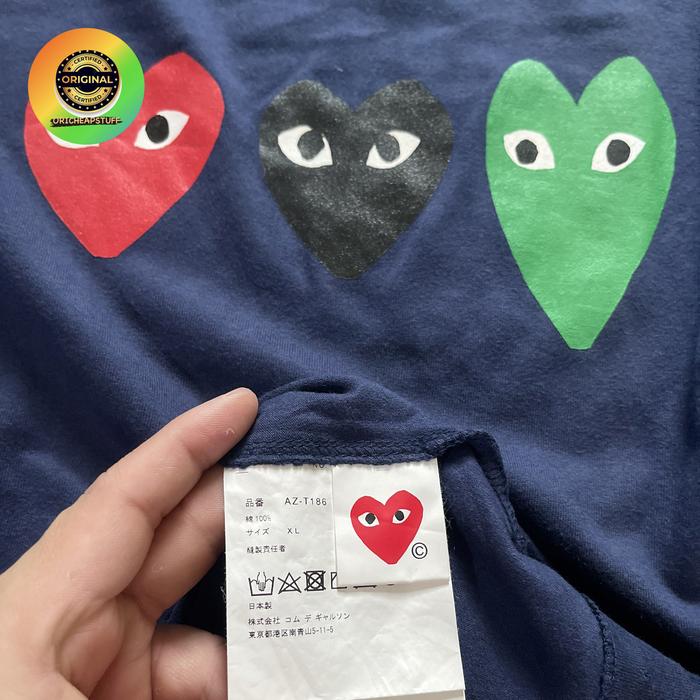 Jual Kaos Comme Des Garcons CDG Play Shirt Size XL Original - Jakarta ...
