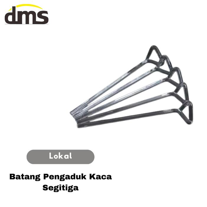 Jual Batang Pengaduk Kaca Segitiga / Glass Rod Spreader 20 cm - Kab ...