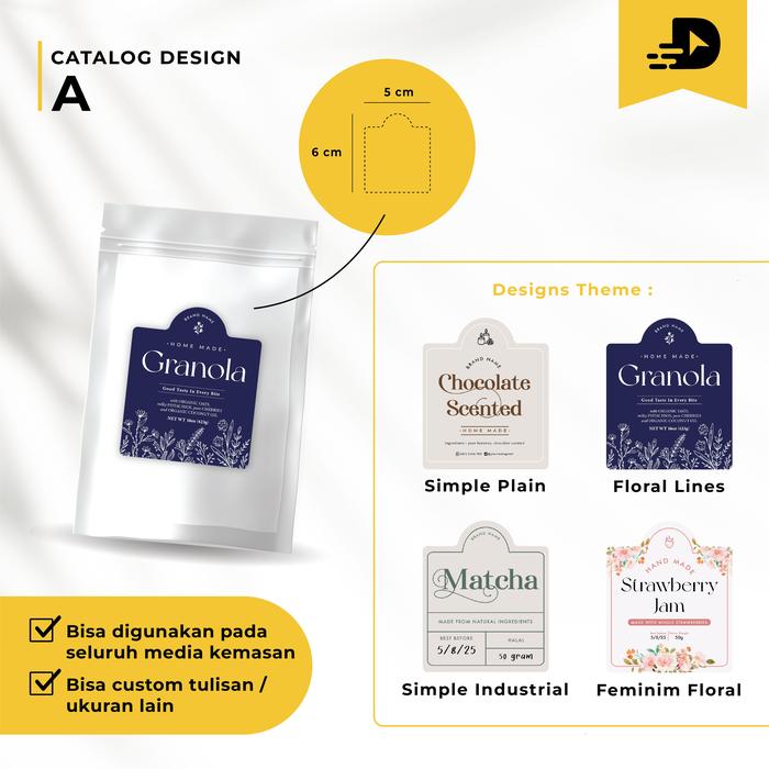 Jual Stiker Kemasan / Stiker Label Kemasan / Cetak Stiker Label Kemasan ...