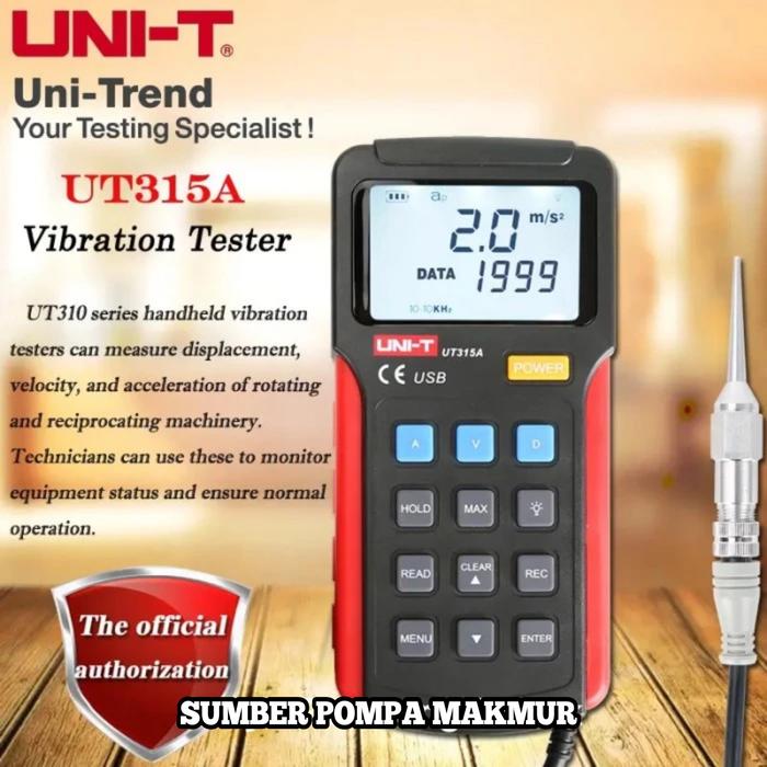 Jual Vibration Tester UT315A UNI-T Meter Vibrometer UNIT UNI T UT-315A ...