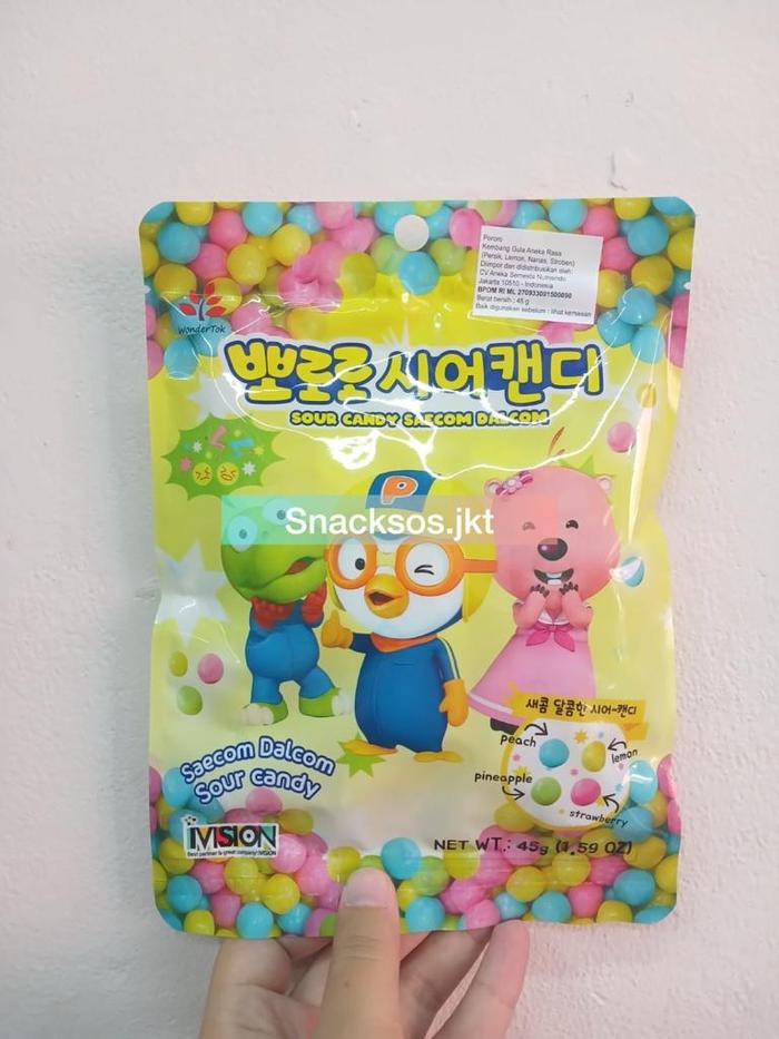 Promo PORORO SOUR CANDY SAECOM DALCOM KOREA 45GR - Jakarta Utara ...