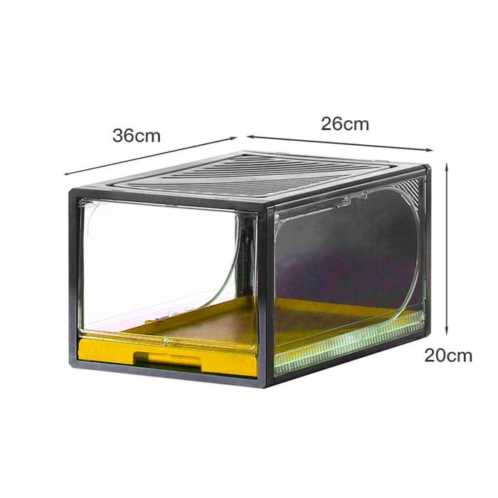 Jual WJS - Kotak Sepatu Akrilik Transparan – Storage Box Premium ...