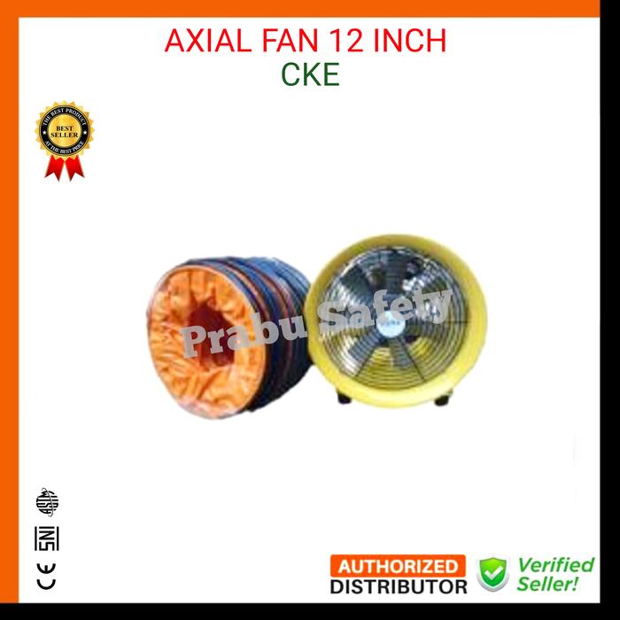 Jual Axial Fan 12 Inch + 5 Meter Duct Hose CKE - Original 100% ...