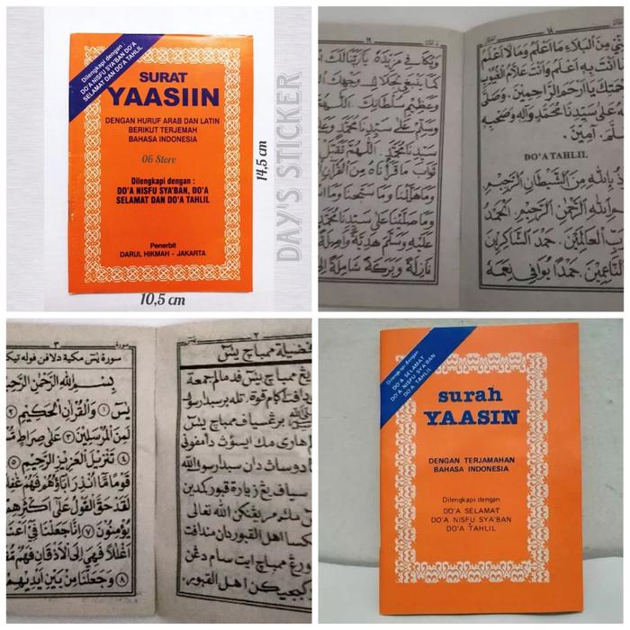 Jual Buku Surah Yasin Dan Tahlil Ukuran Kecil Murah - Jakarta Barat ...
