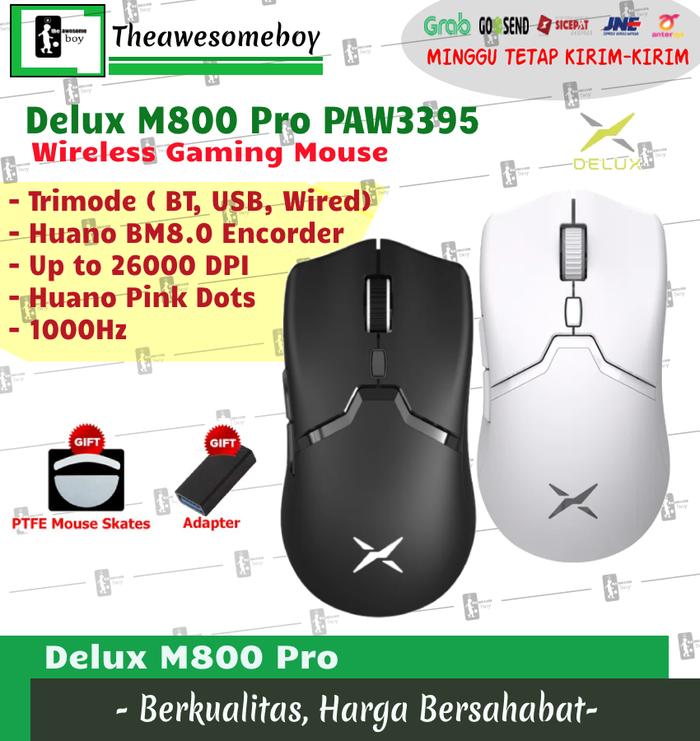 Jual Delux M800 PRO PAW3395 Wireless Gaming Mouse Mirip Ajazz - Kota Bekasi - theawesomeboy ...