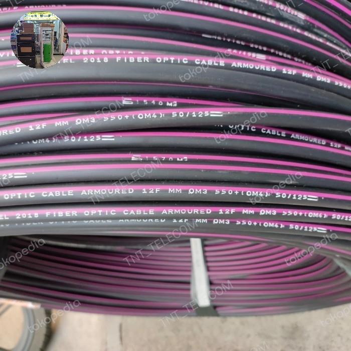 Jual NETVIEL FO 12 Core OM4 Multimode Direct Buried Double Jacket ...