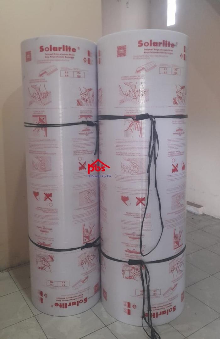 Jual SOLARLITE 5mm /ATAP FIBER KANOPI Polycarbonate Polikarbonat CLEAR ...