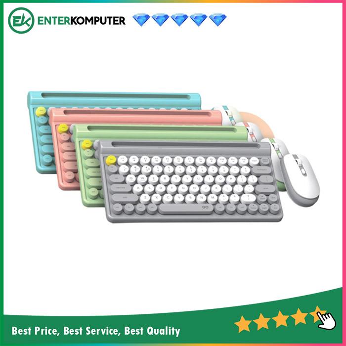 Jual Fantech GO MOCHI 80 Combo Wireless WK897 Keyboard Mouse Office ...