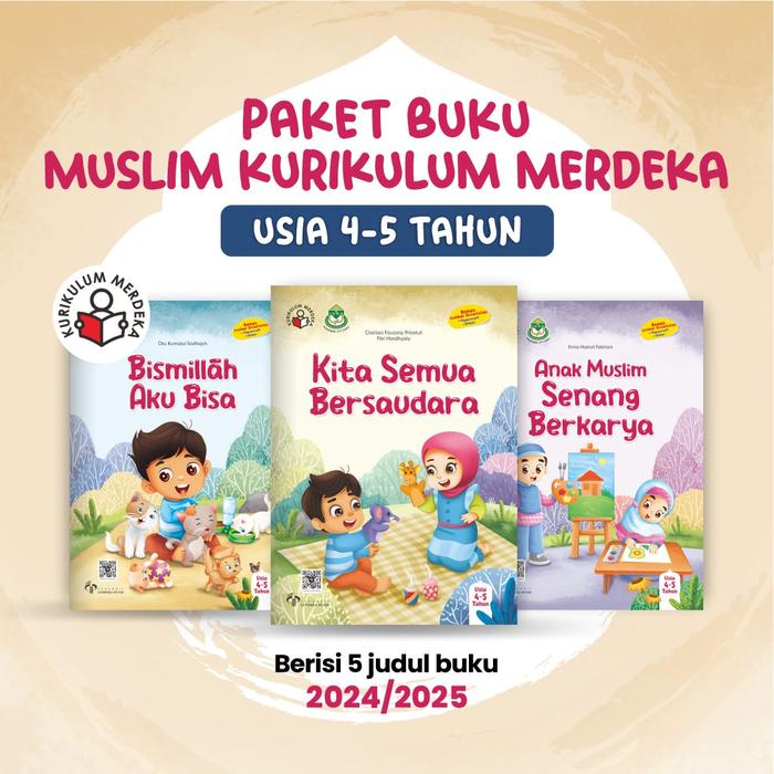 Jual Paket Buku Kurikulum Merdeka PAUD usia 4 - 5 tahun Semester 1 2024 - Kab. Tanah Bumbu ...