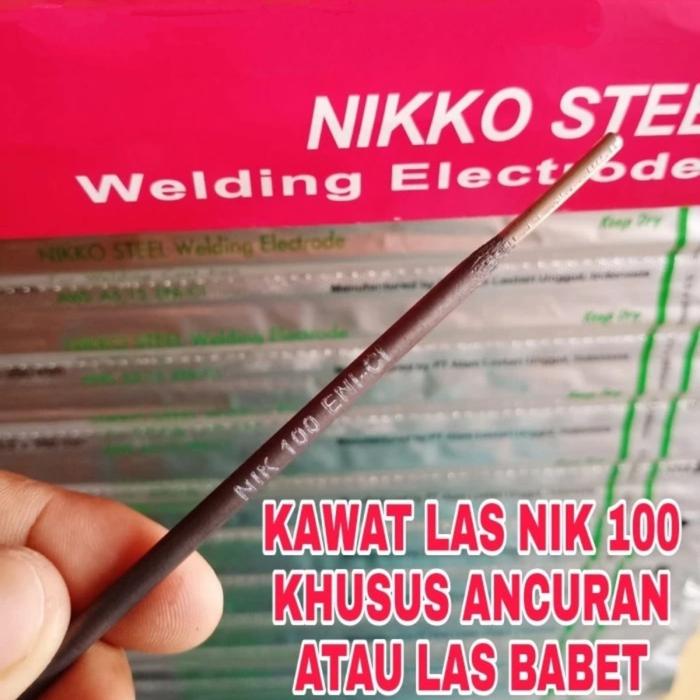 Jual kawat las hancuran babet besi tuang NIK 100 3,2 3.2 mm NIKKO STEEL - Kota Pekanbaru ...