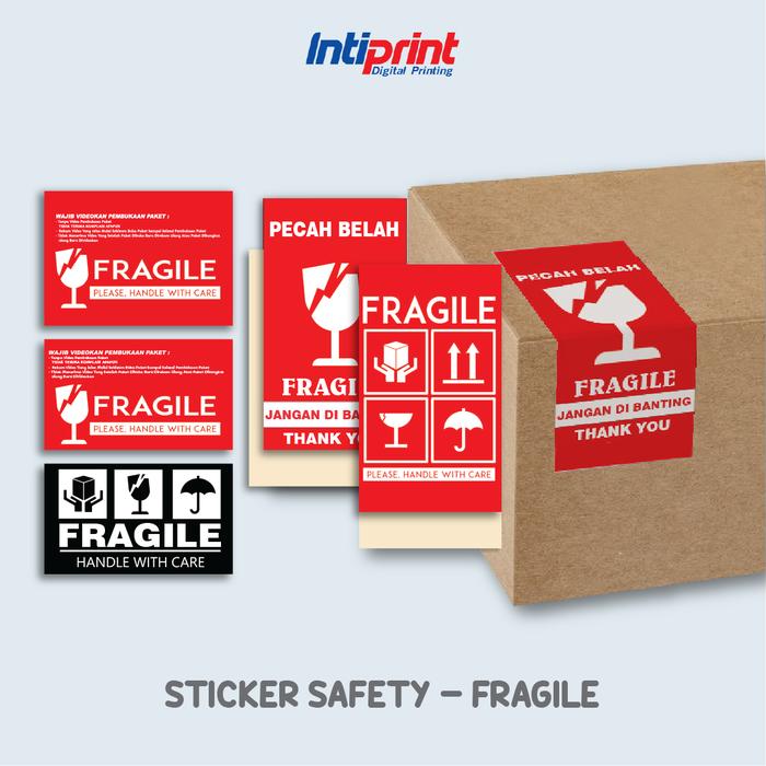Jual Sticker Fragile Handle With Care Stiker Hati-Hati Awas Pecah - 10 ...