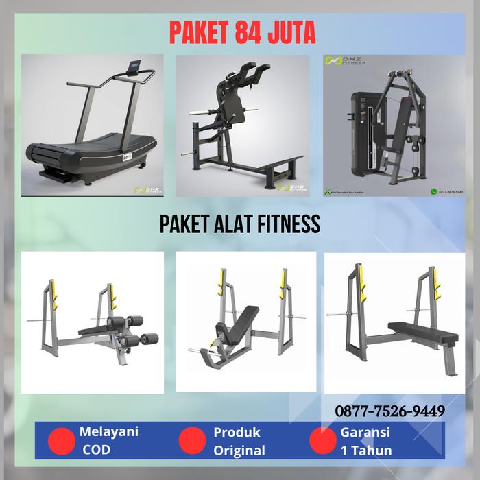 Jual Paket alat fitness tempat gym commersial produk import - PAKET 84 ...