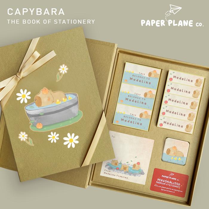 Jual Mini Stationery Sticker Gift Set "Capybara" Hadiah Hampers Custom ...