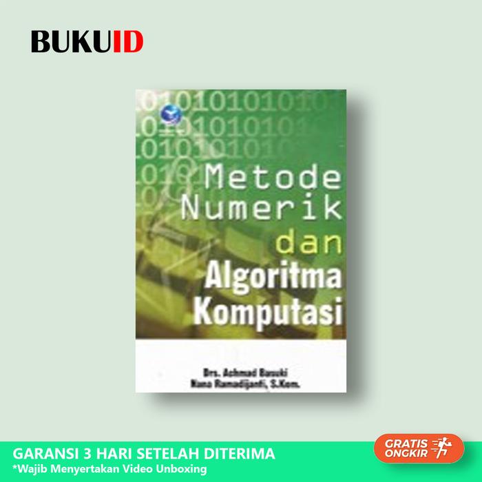 Promo Buku Metode Numerik Dan Algoritma Komputasi - Kota Tangerang ...