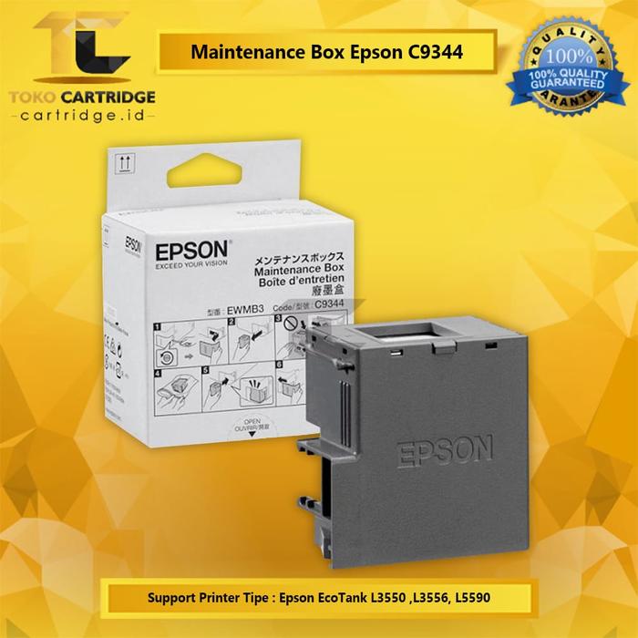 Jual MAINTENANCE BOX EPSON C9344 C12C934461 EPSON L3550 L3556 L5590 ORI ...