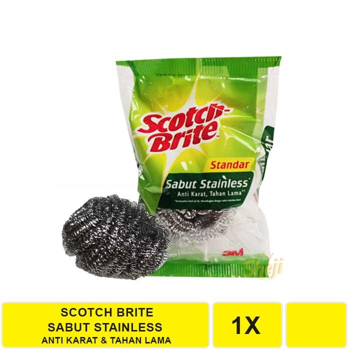 Jual 3M SCOTCH BRITE SPONS SABUT & STAINLESS SPONS CUCI PIRING - SPONS ...