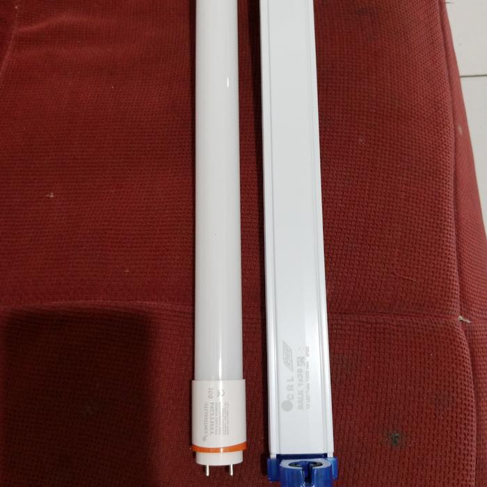 Jual Lampu TL Led T8 18 Watt Putih + Kap 120 CM - Kota Tangerang - D&G ...