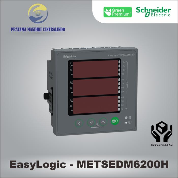 Jual SCHNEIDER EasyLogic DM6200H 1 RS485 VAF PF Meter ...
