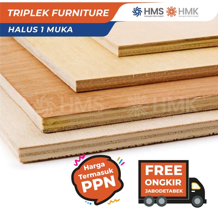 Jual Triplek Furniture / Multiplek Meranti 18mm 4x8(122x244cm)-1 muka ...