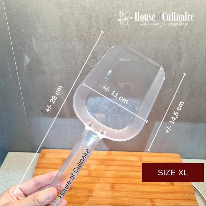 Jual Ice Scoop Polycarbonate Square Plastik Sekop Sendok Es Batu Tepung ...