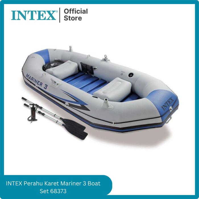 Promo INTEX Perahu Karet Mariner 3 Boat Set 68373 Cicil 0% 3x - Kab ...