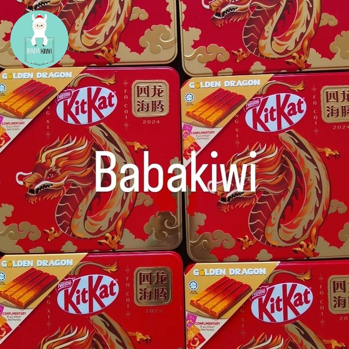 Jual Nestle Kit Kat KITKAT Golden Dragon Tin (208g) Ready Stock - Kota ...