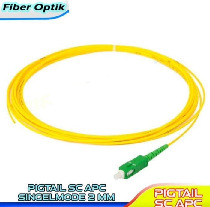 Jual Pigtail SC APC fiber optik kabel pigtail 2mm 1.5mtr - Kota Semarang - Java Gadget Com ...