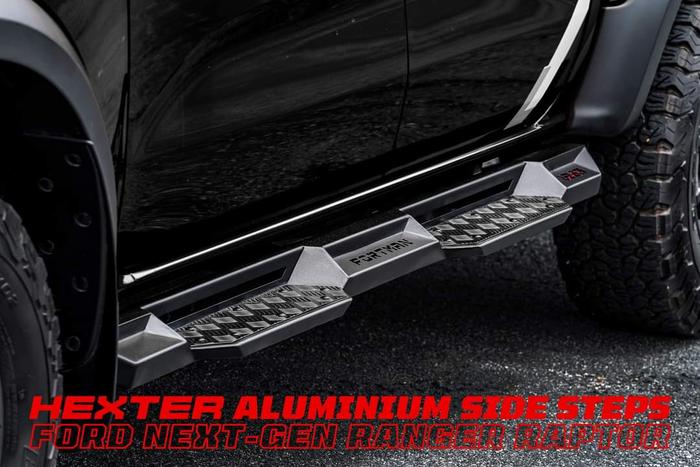 Jual FORTMAN FORDRANGER RAPTOR 2022 HEXTER ALUMINIUM SIDE STEPS MATTE ...