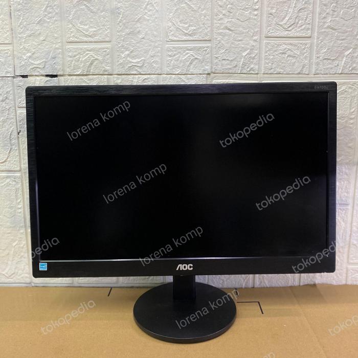 Jual MONITOR LED AOC 19INCH E970Swn MULUS LIKE NEW - Jakarta Pusat ...