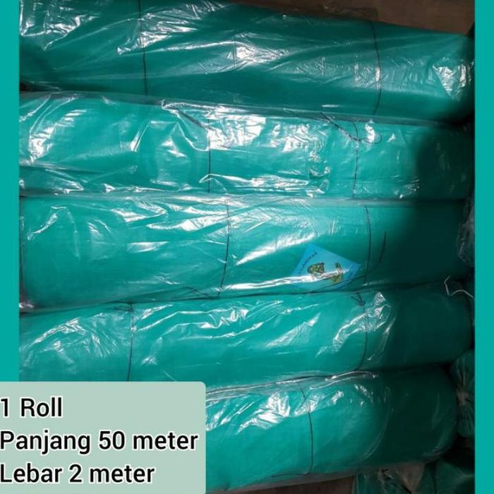 Jual Jaring Kasa Hijau Roll Panjang 50 meter Lebar 2 meter, Jaring BSF ...
