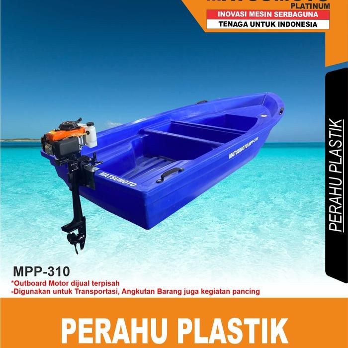 Jual Perahu Plastik Plastic Boat Matsumoto MPP-310 Kapasitas 4 Orang ...