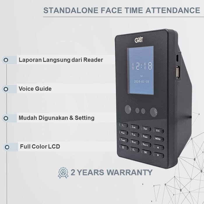Jual Mesin Absensi / Absen Wajah / Time Attendance Face Recognition ...