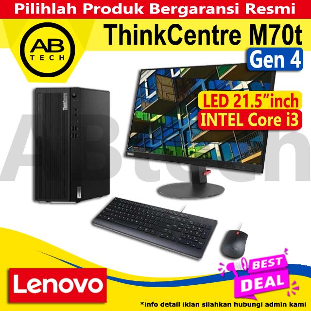 Jual Lenovo ThinkCentre M70t Gen 4 i3-13100|8GB|512GB|Win11 PRO|LED 21.5" - Jakarta Pusat ...