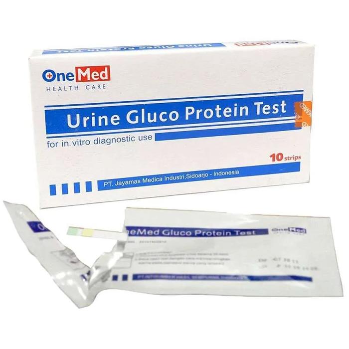 Jual Strip Uji Urin Gluco Protein Test Onemed 10 Strips - Kab. Sleman ...