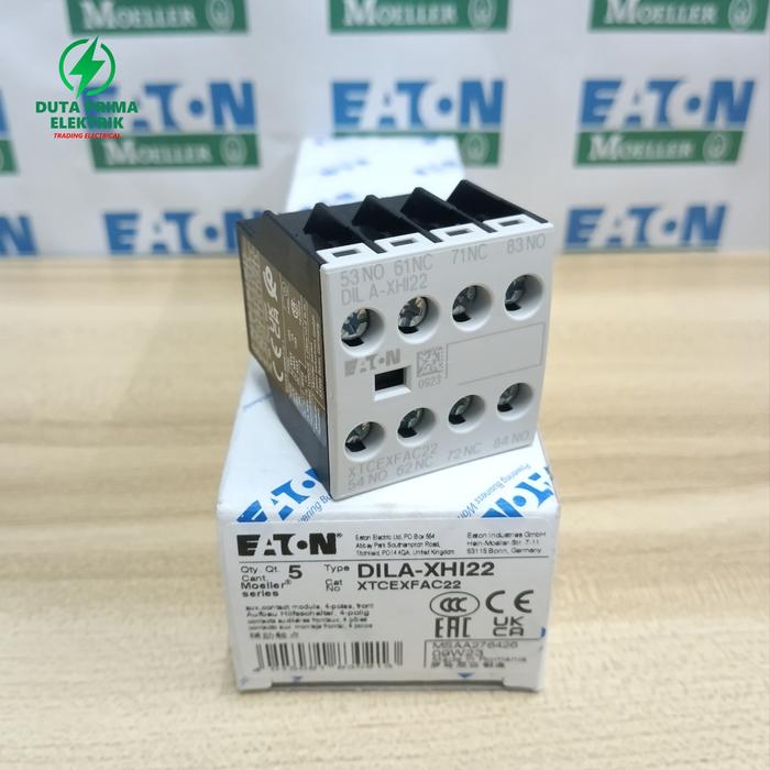 Jual DILA-XHI22 EATON Moeller - Auxiliary Contact Module 2NO 2NC ...